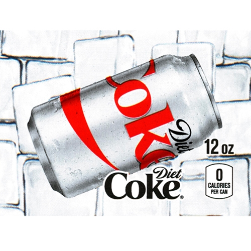 D & S Vending Inc - DS25DC12 - Diet Coke Label (12 oz Can with Calorie ...