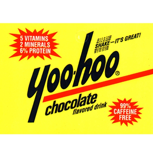 D & S Vending Inc - DS25Y - Yoo-Hoo Label - 2 5/16" x 3 1/2"