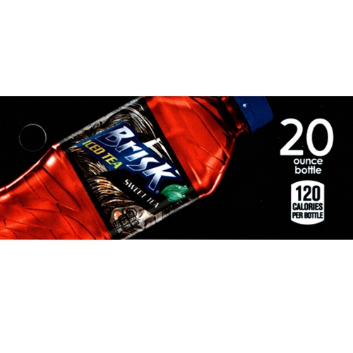 D & S Vending Inc - DS42BSIT20 - Brisk Sweet Tea Iced Tea Label (20oz ...