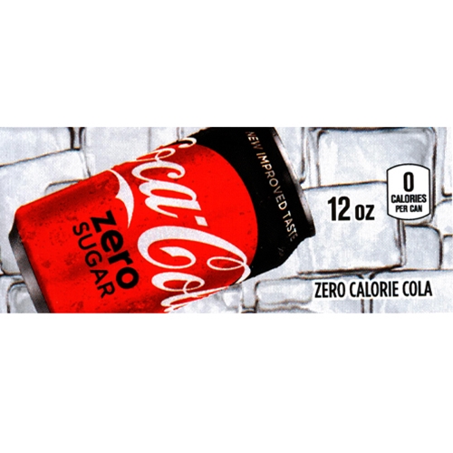D & S Vending Inc - DS42CZS12 - Coke Zero Sugar Label (12oz Can with ...