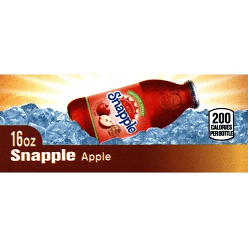 D & S Vending Inc - DS42SA16 - Snapple Apple Label (16oz Bottle with ...