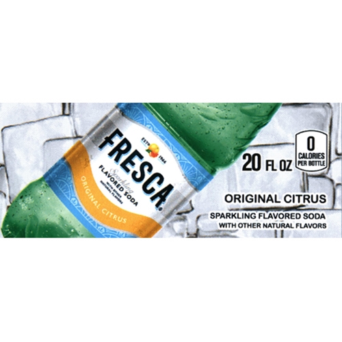 D & S Vending Inc - DS42FOC20 - Fresca Original Citrus Label (20oz ...