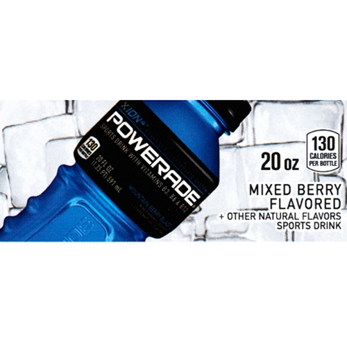 D & S Vending Inc - DS42PMBB20 - Powerade Mountain Berry Blast Label ...