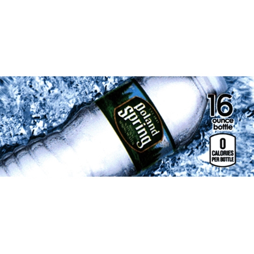 Poland Spring Water Bottle Label