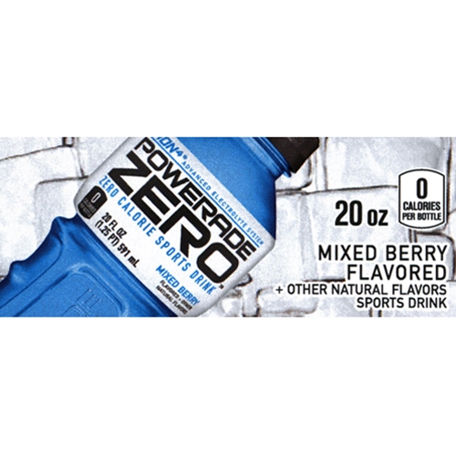 D & S Vending Inc - DS42PZMB20 - Powerade Zero Mixed Berry Label (20oz ...