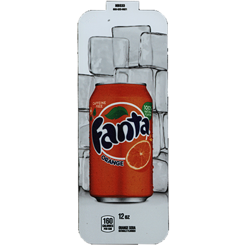 D & S Vending Inc - DS33FO12 - Royal Chameleon Fanta Orange Soda Label ...