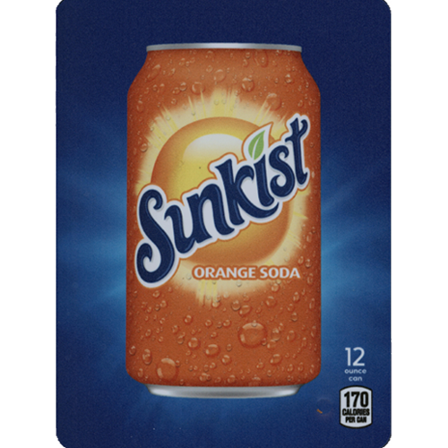 D & S Vending Inc - DS22SO12 - D.N. HVV Sunkist Orange Label (12oz Can ...