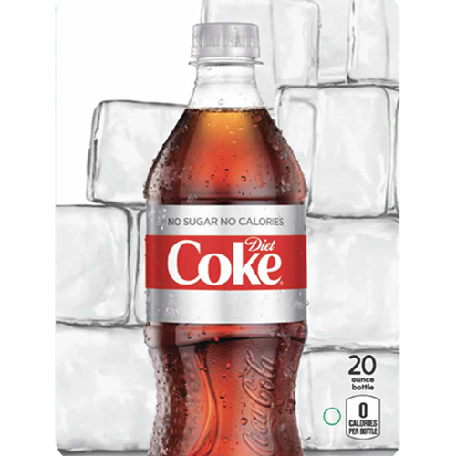 D & S Vending Inc - DS22DC20 - D.N. HVV Diet Coke Label (20oz Bottle ...