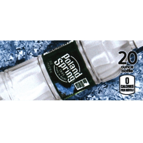 D & S Vending Inc - DS42PS20 - Poland Spring Water Label (20oz Bottle ...