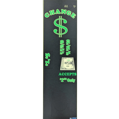 D & S Vending Inc - AC1081 - American Changer AC1000 Change Overlay