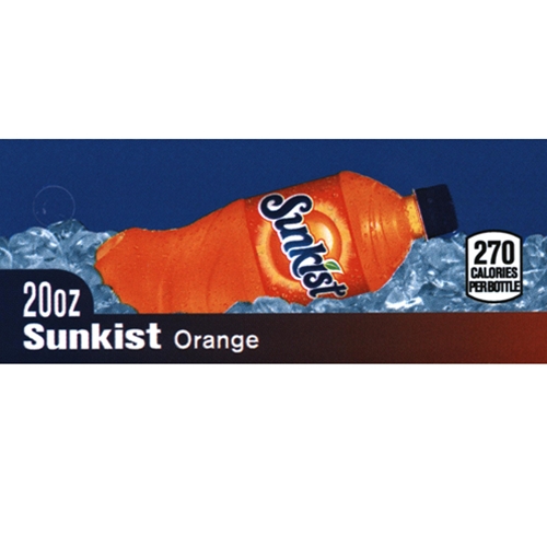 D & S Vending Inc - DS42SO20 - Sunkist Orange Label (20oz Bottle with ...