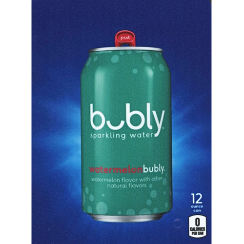 D & S Vending Inc - DS22BW12 - D.N. HVV Bubly Sparkling Watermelon ...
