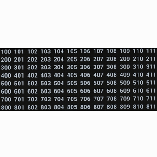 D & S Vending Inc - D4226152 - USI Selection Item Labels- 6 Wide