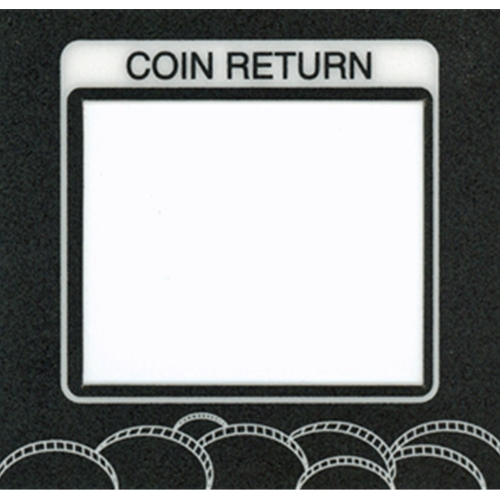 D & S Vending Inc - D80385725001 - DN/ECC Coin Return Decal
