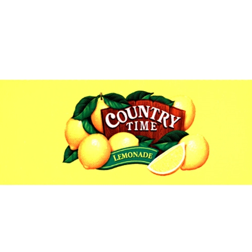 D & S Vending Inc - DS42L - Country Time Lemonade Label - 1 3/4" x 3 19/32"