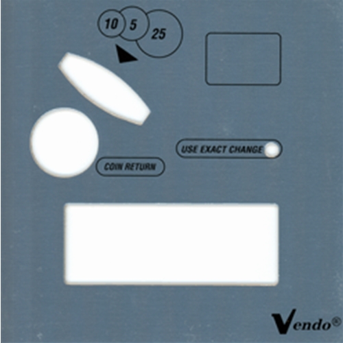 D & S Vending Inc - D1044907 - Vendo Coin Insert Decal- 5 1/8" X 5 1/8"