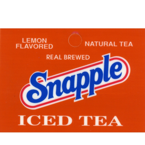 D & S Vending Inc - DS25SIT - Snapple Iced Tea Label - 2 5/16" x 3 1/2"