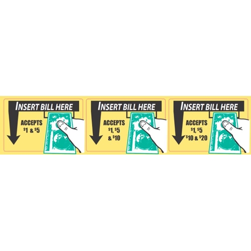 D & S Vending Inc - D250059046 - Mars/MEI Validator Decal- AE2611/2612 ...